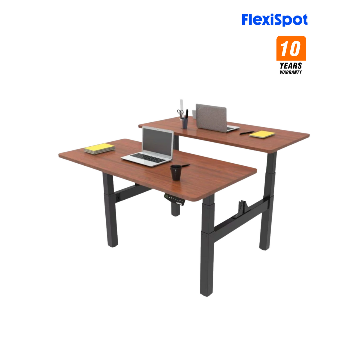 IFCO 香港人體工學專家 – FlexiSpot E7H Duomo 雙工位電動升降辦公桌