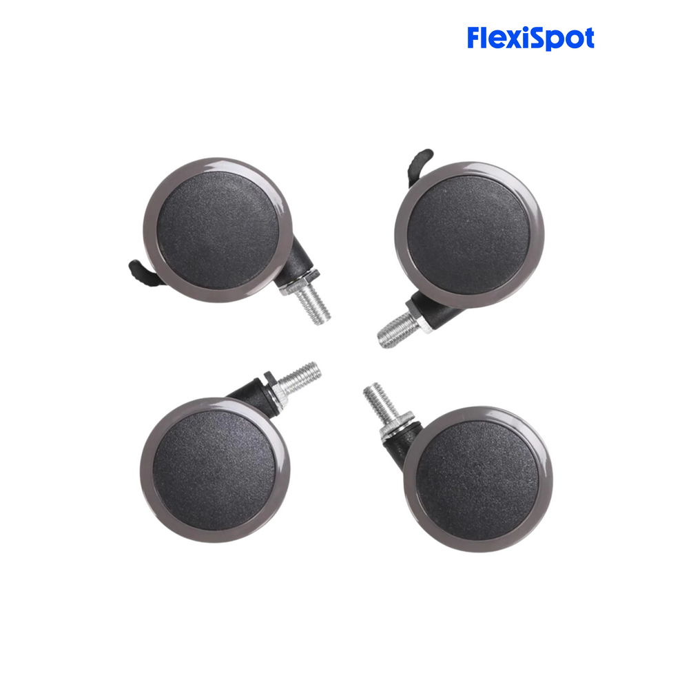 IFCO 香港人體工學專家 – FlexiSpot ET102 電動升降桌專用可鎖定滾輪