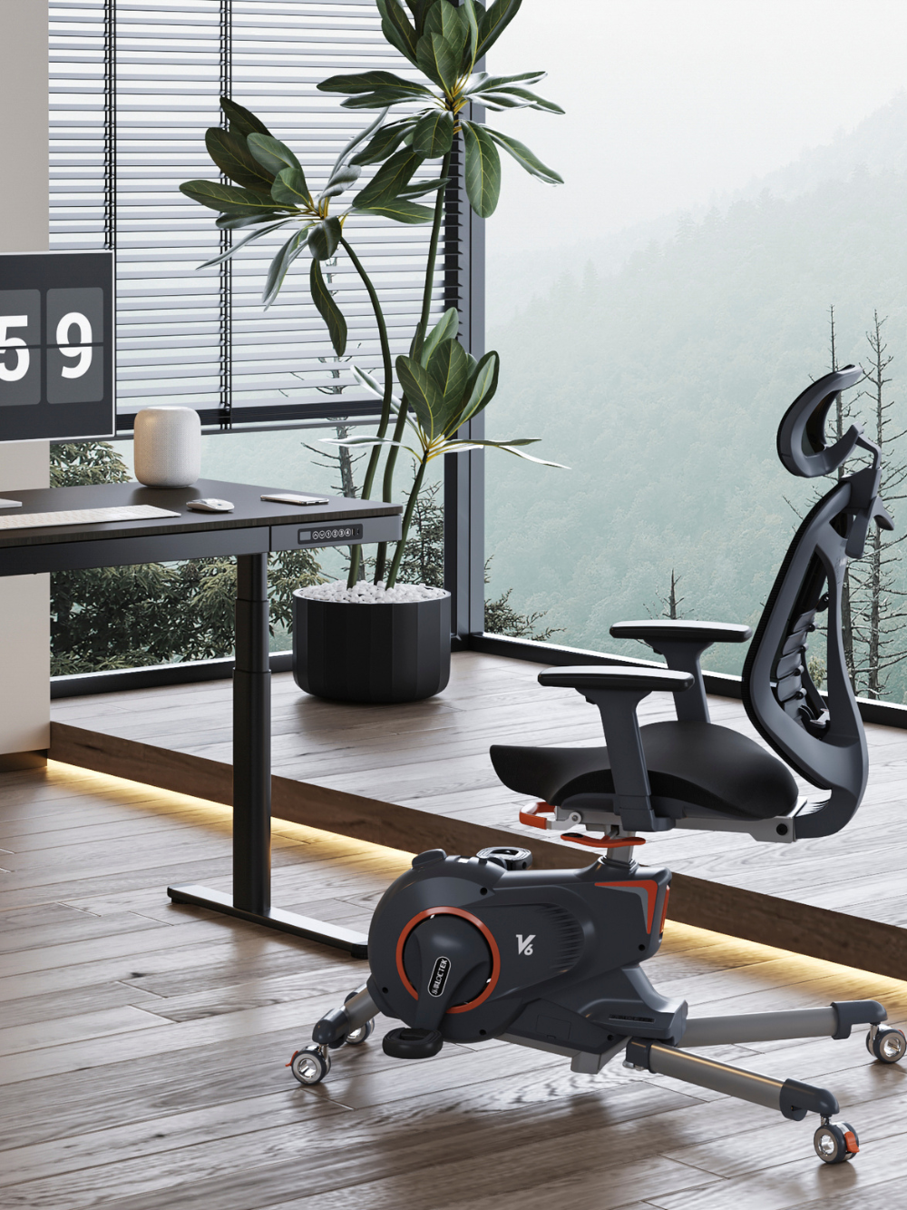IFCO 香港人體工學專家 – FlexiSpot Deskbike V6 Pro 辦公室健身單車椅